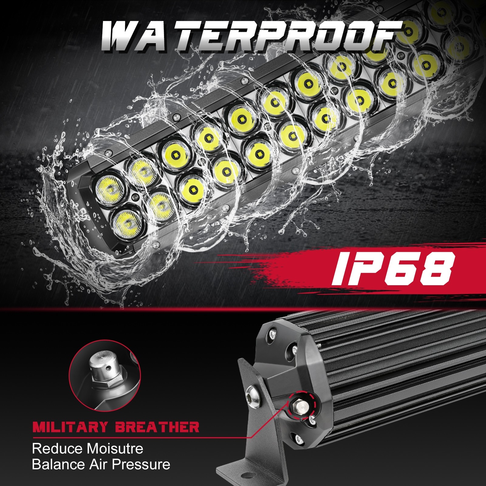 40 Inch LED Light Bar, OFFROADTOWN 560W Dual Row Off Road LED Light Bar ...